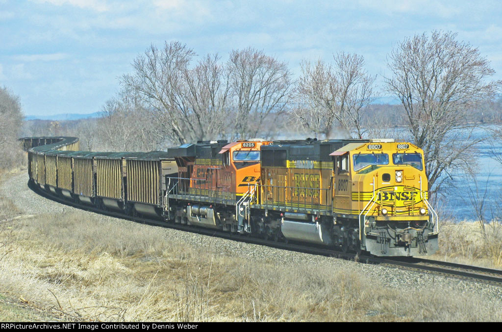 BNSF 8807, CP's River Sub.